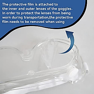 VOGRYE 1 PC Lab Coat and 1 PC Lab Goggles