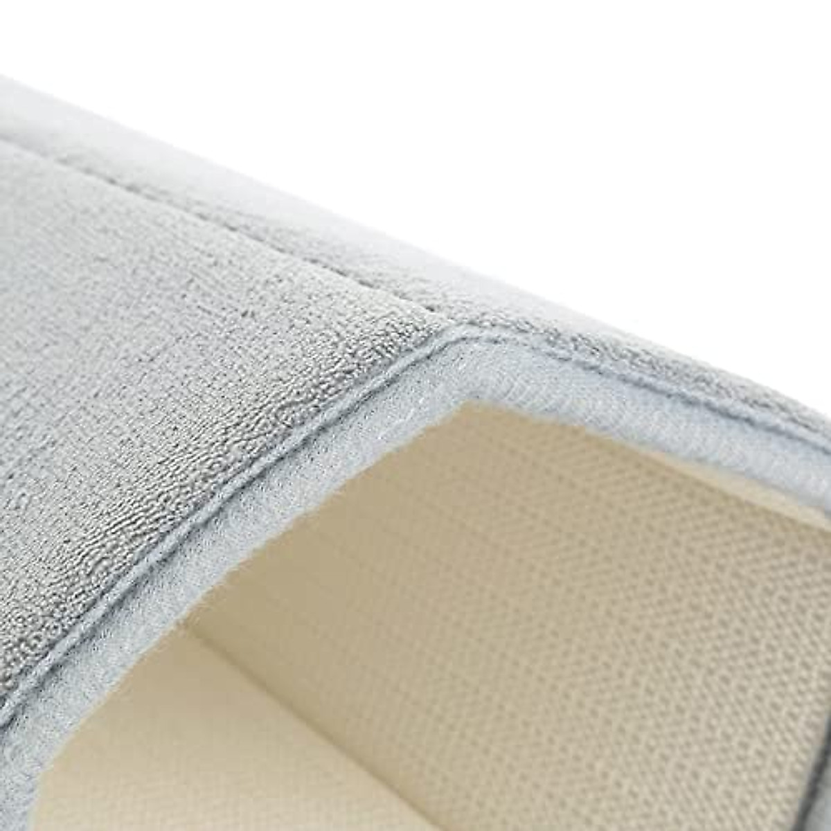 C-LARSS Memory Foam Floor Mat, Comfortable Quick Drying Bathroom Rugs, Non-Slip Ultra Absorbent Mat for Shower Wine Red