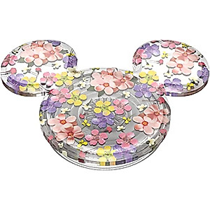 ​​​​PopSockets Phone Grip with Expanding Kickstand, PopSockets for Phone, Disney, Mickey Earridescent - Cascading Flowers