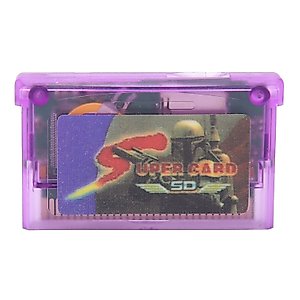 Video Games Memory Card for GBA GBA SP GBM NDS Lite, Burning Card Game Flashcards, Mini Card Supports Fat Super Card for NDS Games
