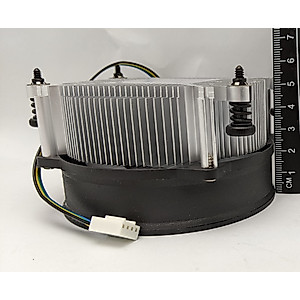 HIGH POWER BlueAM4 Blue LED Light CPU Air Cooler with Aluminum Heatsink & 95mm PWM Cooling Fan for AMD Ryzen 5,7,9 Processor/Socket AM4 / AM5 PC Motherboard