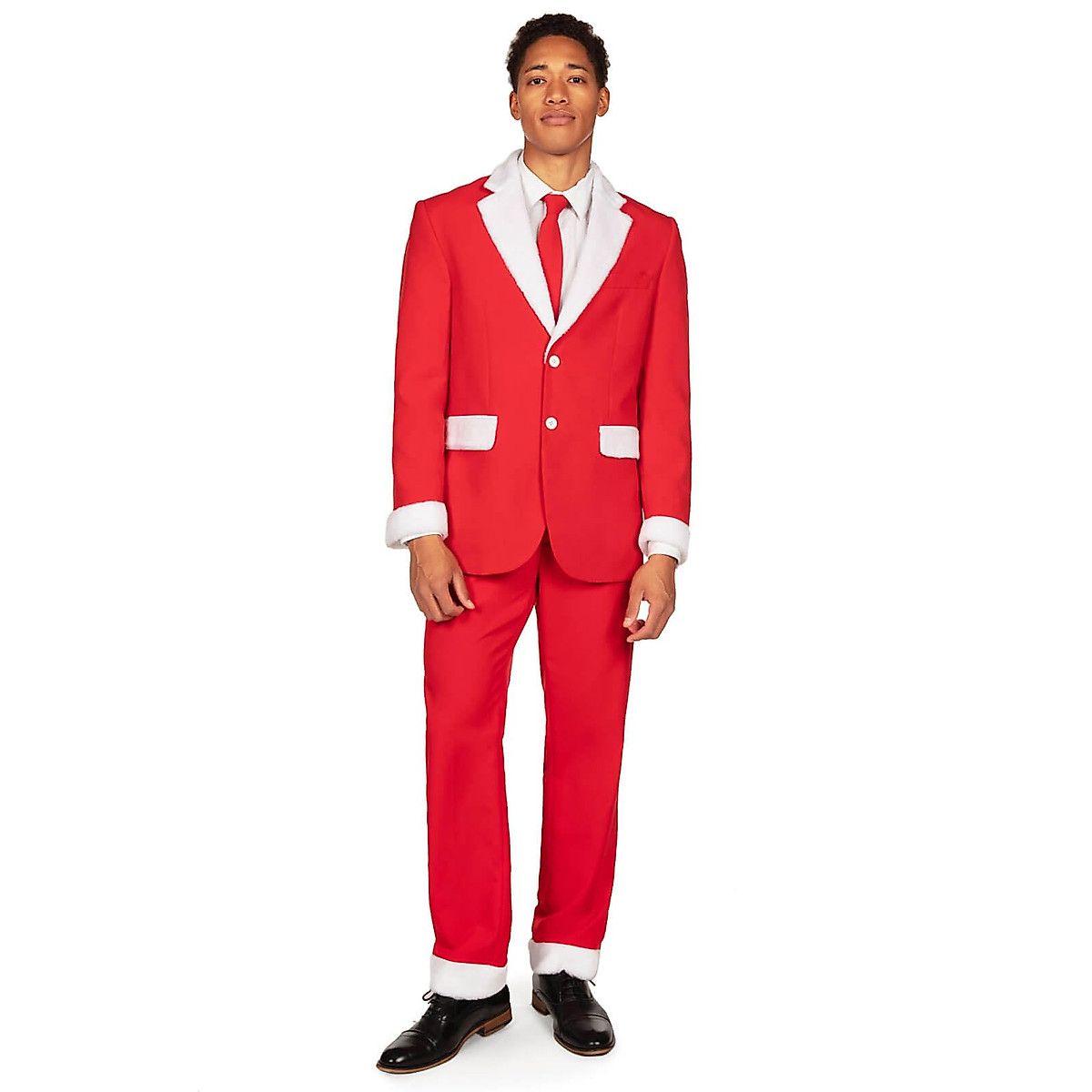 Tipsy Elves Santa Blazer with Tie: 46