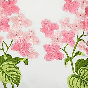 Waverly Emmas Garden Modern Floral Rectangular Decorative Throw Pillow, 14" x 20", Blossom