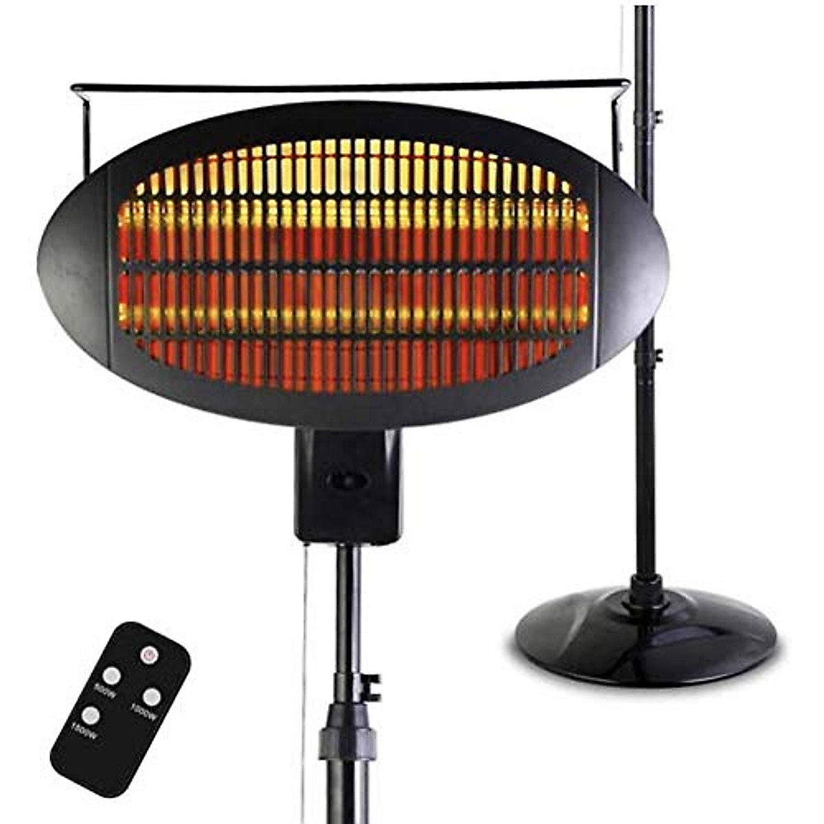 Optimus PHP-1500DIR PHP-1500DIR Garage Outdoor Floor Standing Infrared Patio Heater