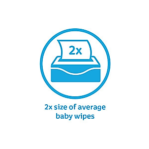 Johnson's Head-to-Toe Gentle Baby Cleansing Cloths, Hypoallergenic and Pre-Moistened Baby Bath Wipes, Free of Parabens, Phthalates, Alcohol, Dyes and Soap, 15 ct