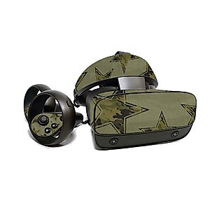 MightySkins Skin for Oculus Rift S - Army Star | Protective, Durable, and Unique Vinyl Decal Wrap Cover | Easy to Apply, Remove, and Change Styles | Made in The USA