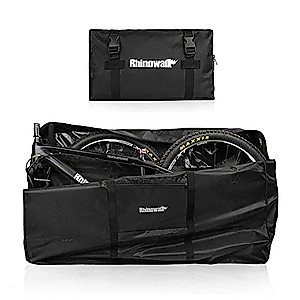 Rhinowalk Folding Bike Carry Bag 26 Inch Thick Bicycle Transport Storage Case Bike Travel Bag for Air Travel,Transport,Shipping Professional Cycling Accessories