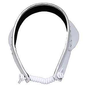 Glove It Bling Visor, Ladies Visor Hat, Sun Visor for Women, Golf Visor, Visor for Running, Tennis, Beach, (White), White Bling Ball