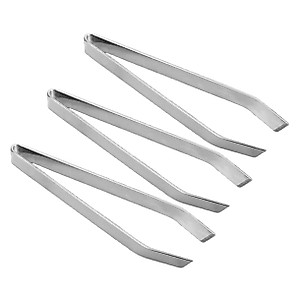 WOONEKY 3 Pcs Fish Bone Clip for Restaurant Kitchen Tweezers Hair Remover Tool Fish Scaler Remover Chef Tweezers Salmon Bone Tweezers Seafood Tools Fishbone Plier Pig Hair Removal Tool