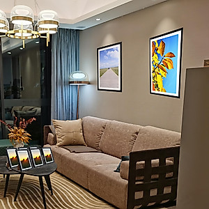 Aynoo 16x20 Poster Frame Black, Display Posters 16x20 Wooden Picture Frames, Wall Gallery Collage Frames,Wood,1Pack