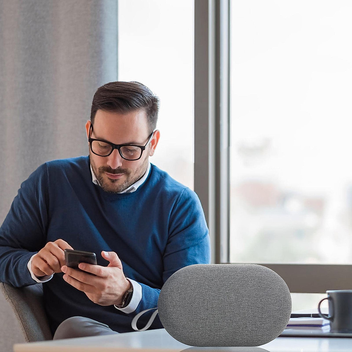 Flroha PS VR2 Carrying Case | Lightweight Waterproof Hard EVA Storage Bag | Suitable for PS VR 2 Headset and Touch Controllers Accessories