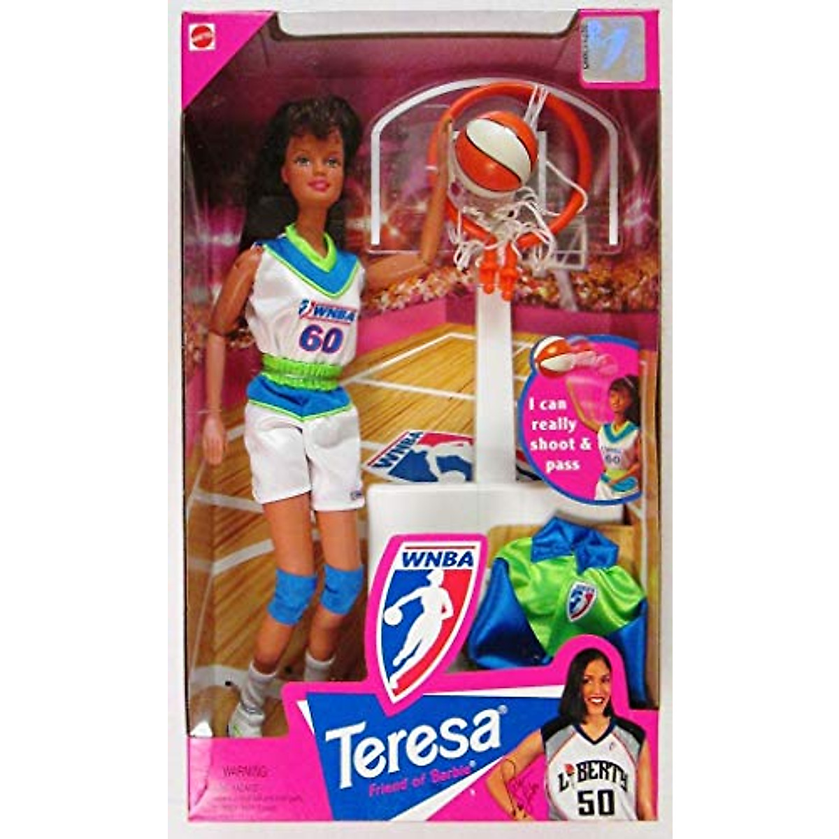 Barbie Friend Teresa WNBA Basketball Doll, 1998
