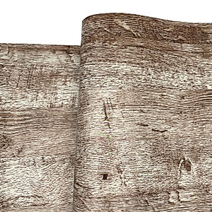 Yifely Modern Wood Grain Furnitures Covering Paper Self-Adhesive Shelf Liner Removable Dresser Drawer Sticker 17.7 Inch by 9.8 Feet