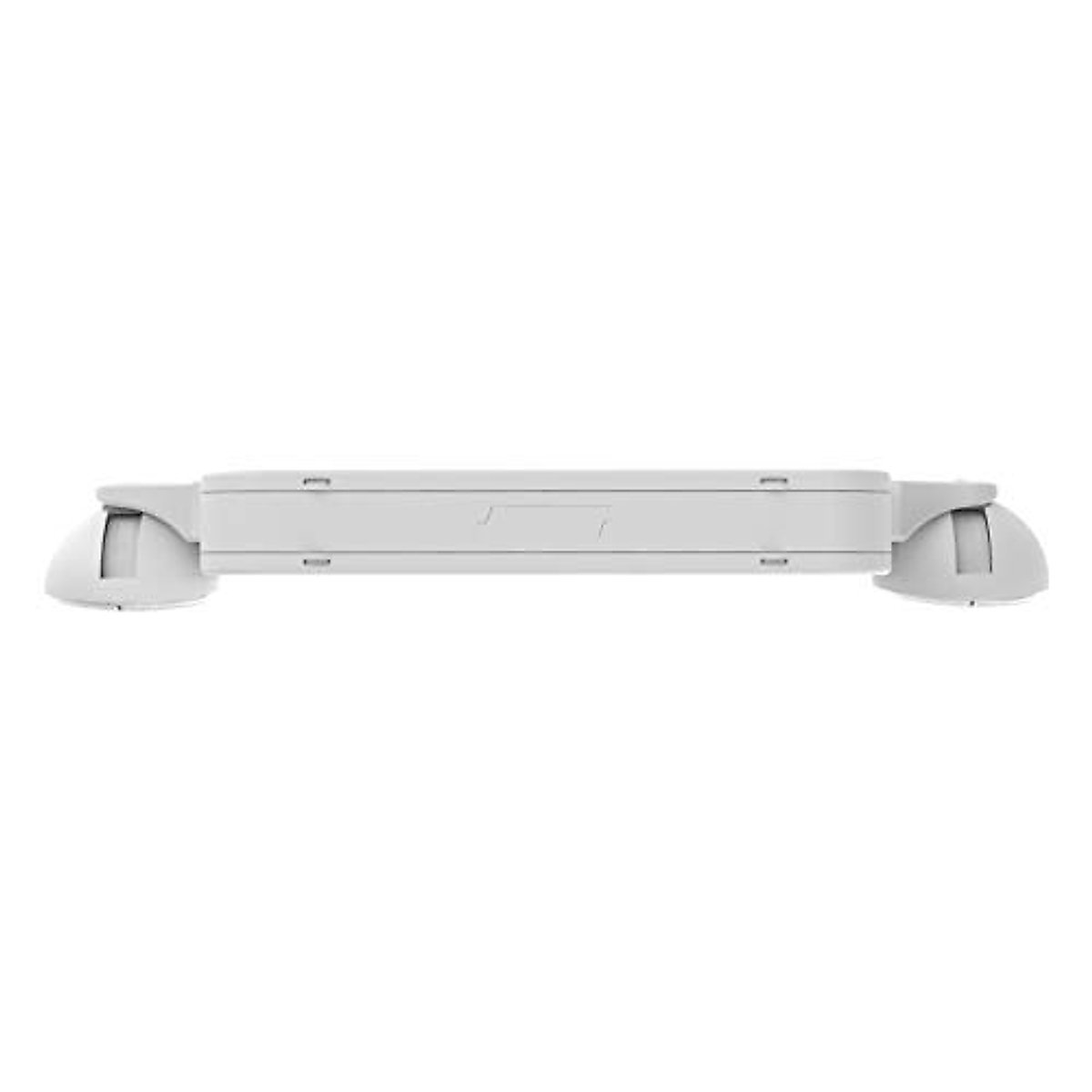 HUBBELL CCR, Remote Compatible Combination Outdoor Emergency Light and Red Letter Exit Sign, with 120/277VAC, 60Hz Input, 2 Fully Adjustable LED Lamps, 18 in x 2 in x 8.2 in, White