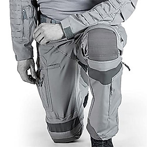 Hcclijo Men Tactical Military Army Cargo Pants Work Clothes Combat Uniform Paintball Multi Pockets Tactical Gray 3XL