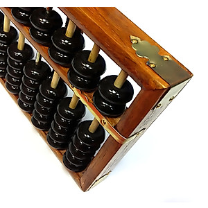 MAGIKON Vintage-Style Chinese Wooden Abacus, Chinese Lucky Calculator
