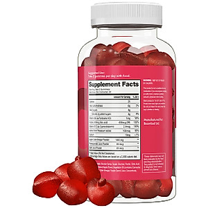 Boombod Apple Cider Vinegar Gummies (60 Count) – ACV Gummies for Weight Management, Digestion Support, Gut Health, Energy Levels – Non-GMO, Vegan Gummies with Vitamin B6, Vitamin B9, Vitamin B12