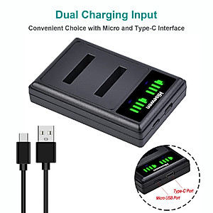 Hisewen EN-EL19 Battery 3 Pack and Dual USB Charger kit for Nikon Coolpix S32, S33,S100, S2800, S3100, S3200, S3300, S3500, S3600, S3700, S4100, S4200, S4300, S5200, S5300, S6500, S6800, S7000