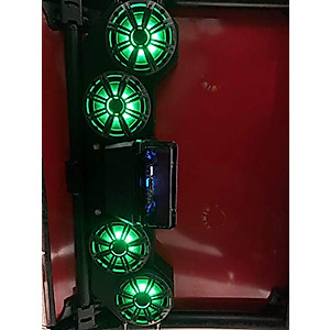 Galena RZR PRO XP Sound Bar Tower Speakers Stereo Bluetooth Radio Razor - PROXPRGB