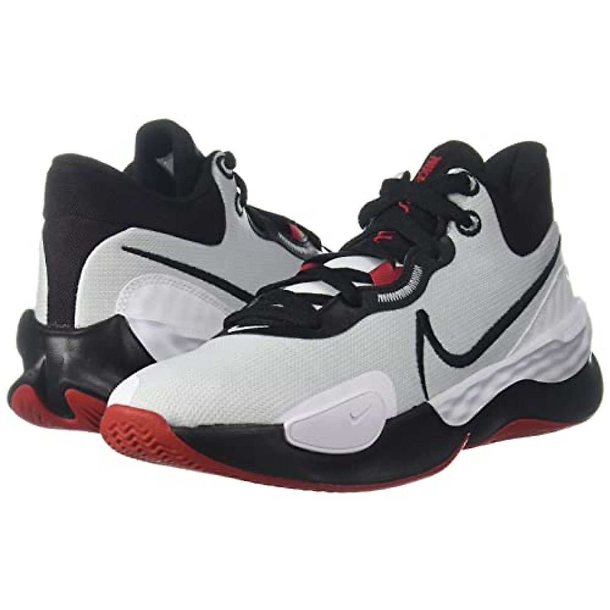 NIKE Men's Sneaker, White Black Pure Platinum, 12