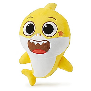 WowWee Pinkfong Baby Shark Offical 12" Fin Friend Plush with Sound - Baby Shark, Yellow