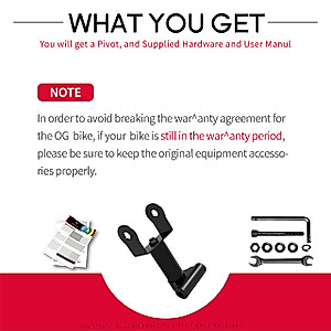 DoublePlus Swivel Compatible with Peloton Bike, Upgraded Swivel for The“ OG” Bike, 360 Degree Adjuster, Easily Adjust & Rotate Your OG Bike Screen, Accessories Compatible with The OG Bike