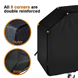 i COVER 36 inch Griddle Cover for Blackstone, 600D Heavy Duty Waterproof Canvas Flat Top Gas Grill Cover for Blackstone 36" Griddle Cooking Station 1554 1825 for Camp Chef 600 with Support Pole