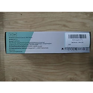 Electric Ball Pump, Smart Air Pump Portable Fast Ball Inflation with Precise Pressure Gauge and Digital LCD Display for Football Basketball Volleyball Football (2 Pin and 1 Spout)