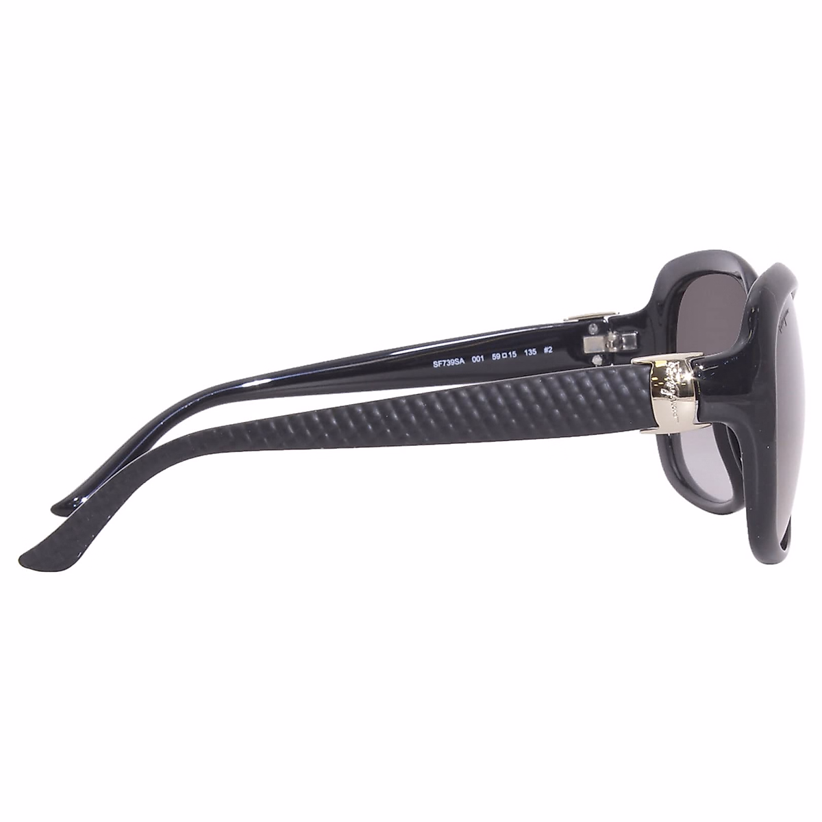 Salvatore Ferragamo Grey Gradient Rectangular Ladies Sunglasses SF739SA 001 59