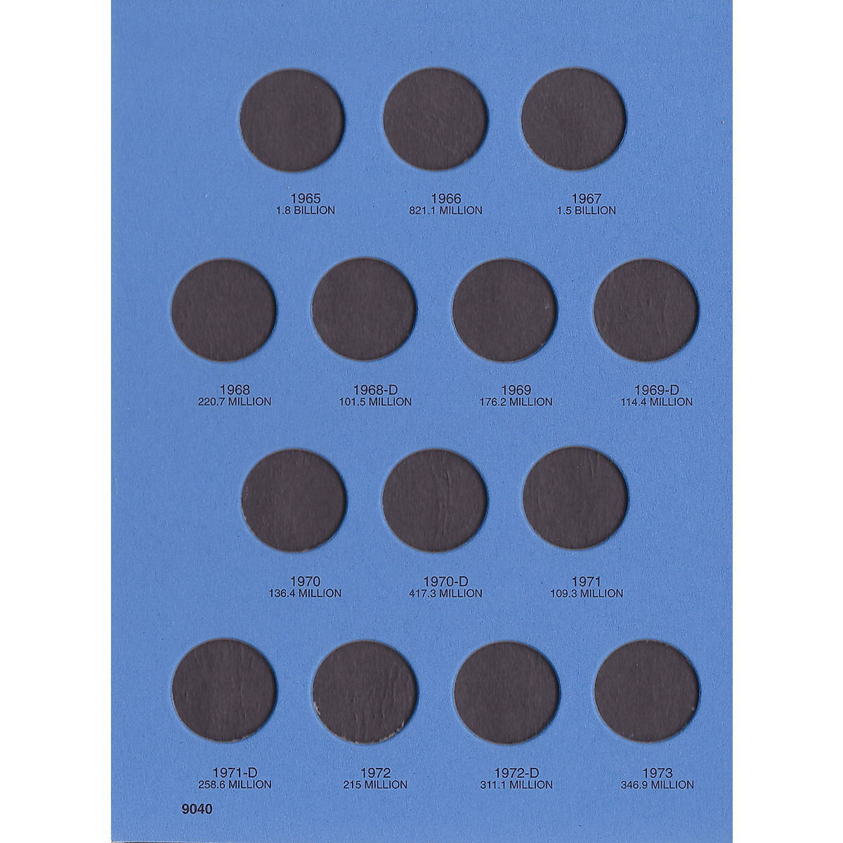 Washington Quarter Folder 1965-1987 (Official Whitman Coin Folder)