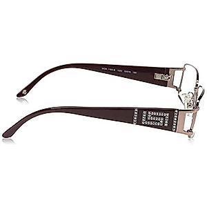 Versace VE 1163B 1333 Pink Gold Metal Rectangle Eyeglasses 52mm