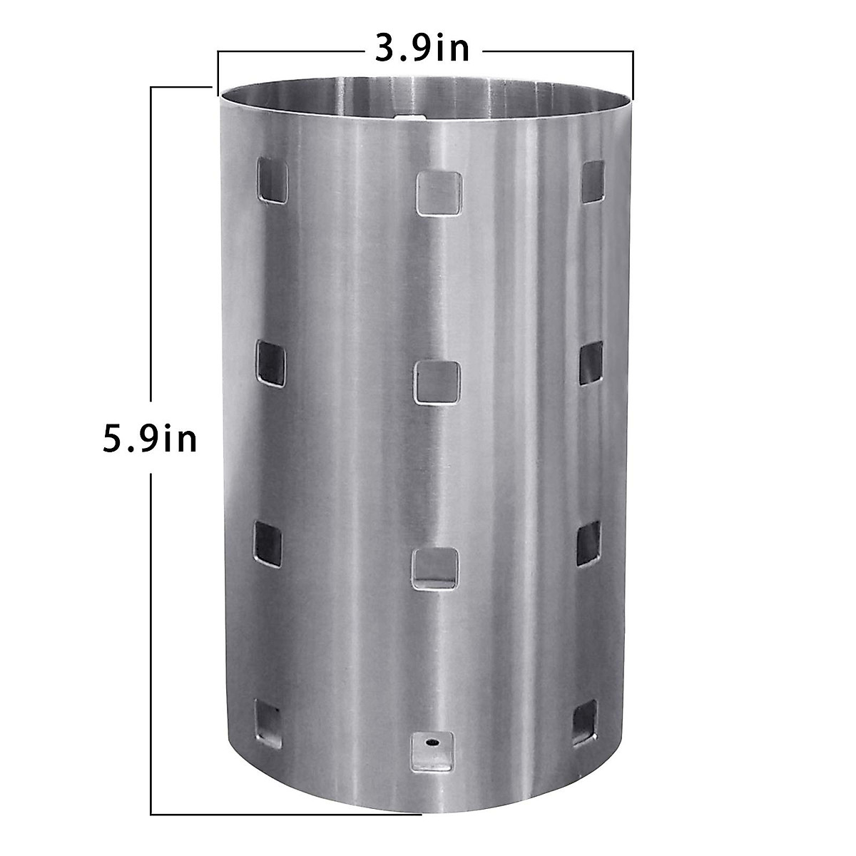 TangFuRen Utensil holder caddy for spoon Knife fork drying storage Cylinder Stainless steel Cutlery holder for kitchen and dining organizer