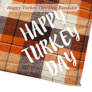 STMK Holiday Dog Bandanas, 4 Pack Halloween Thanksgiving Day Fall Dog Bandanas for Halloween Thanksgiving Day Fall Dog Puppy Costume Decorations