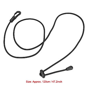 Kayak Paddle Leash, 2PCS Rubber String Elastic Canoe Boating Paddle Safety Rod Leash Boat Fishing Rod Pole Coiled Lanyard Cord Tie Rope Paddle Board Tie Down Straps Kayak Paddle