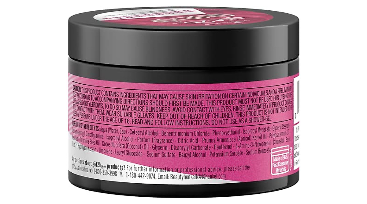 Got2b Color Pop Hair Color Mask - Vibrant Pink