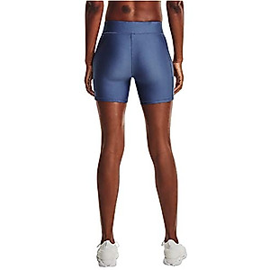 Under Armour Heatgear Armour Mid Rise Middy, Mineral Blue (470)/White, X-Large
