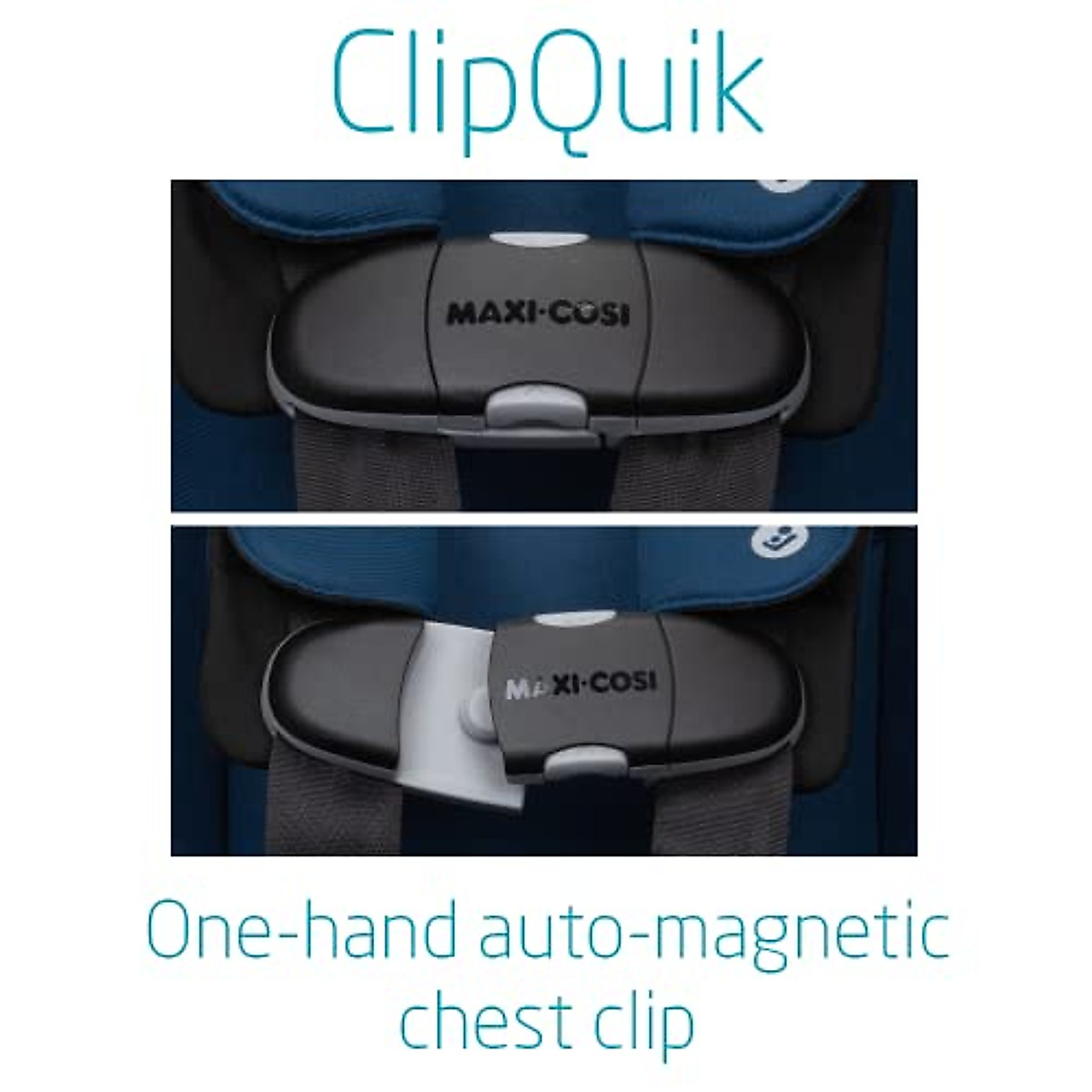 Maxi-Cosi Pria Max All-in-One Convertible Car Seat, Rear Facing Car Seat (4-40 lbs), Forward Facing Car Seat (22-65 lbs), High Back Booster Seat (40-100 lbs), Pure COSI, Tetra Blue