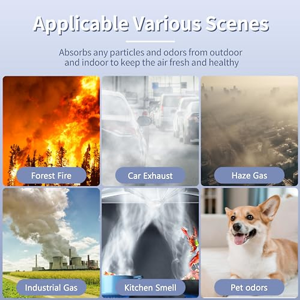 ROMON MK04 Air Filter Replacement for MK04 MG04JH Air Purifier, 4-Layers H13 Ture HEPA, High-Efficiency Activated Carbon Filter, Standard Version, 2 Pack