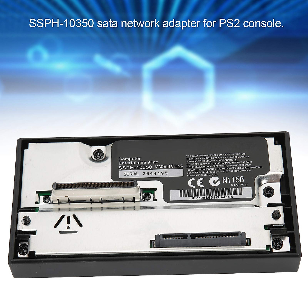 SATA Network Adapter for Sony PS2 Playstation 2, SATA Interface （NO IDE） 2.5/3.5 Inch Hard Disk HDD Adapter up to 2TB HDD Network Hard Drive