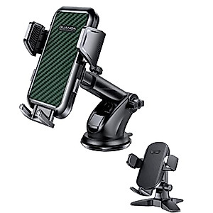 GUANDA TECHNOLOGIES CO., LTD. Cell Phone Stand, Desk Phone Holder, Upgraded Car Mount Phone Holder Dashboard Windshield