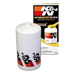 K&N Premium Oil Filter: Protects your Engine: Compatible with Select 1994-2003 FORD (Club Wagon, Super Duty, E350, E450, E550, Excursion, F59, F250, F350, F450, F550, Econoline, Stripped), HP-6001
