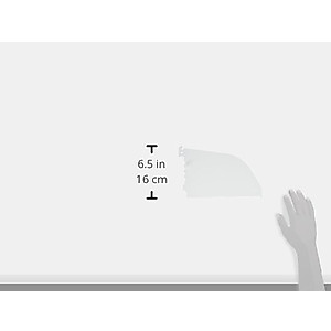 Wall Control Pegboard Shelf Divider for 9in Deep Pegboard Shelf Assembly for use with Wall Control Pegboard and Slotted Tool Board – White