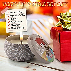 12 Constellations Scented Candles Gift Set 2.5oz Aromatherapy Candles Strong Fragrance Portable Travel Tin Jar Candles Gifts for Home Scented Decoration Birthday Valentine'sDay