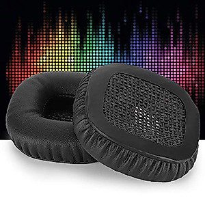 2Pcs Foam Earpads Soft Replacement Ear Pads Earphone Sleeve Cushion Memory Sponge Earpads Suitable for Marshall Major II Headphones(Black)