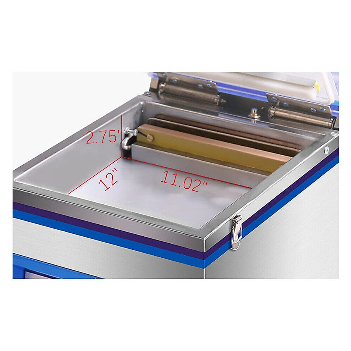 Chamber Vacuum Sealer Machine Commercial Kitchen Food Chamber Vacuum Sealer, 110V Packaging Machine Sealer for Food Saver, Home, Commercial Using