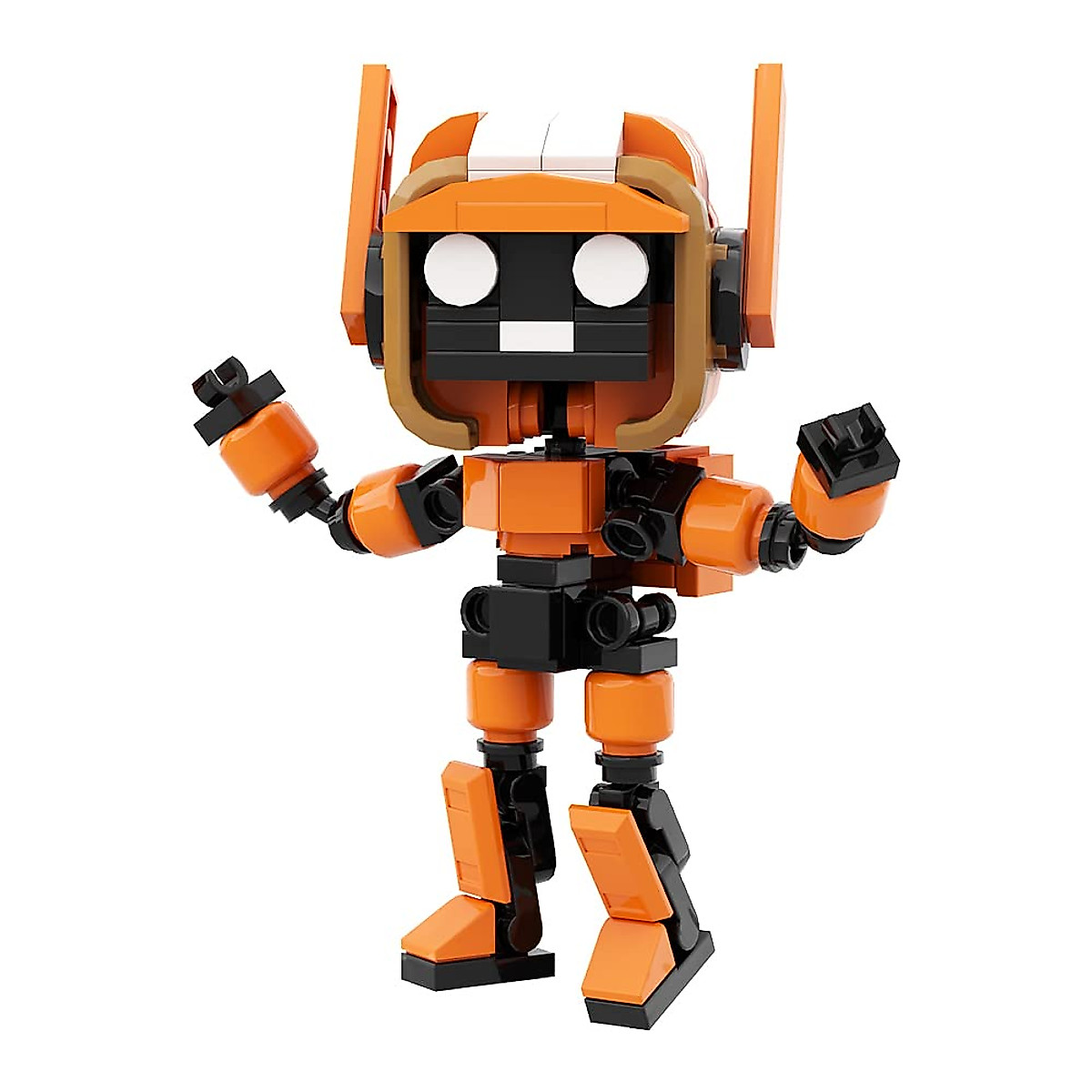 BUILDIFY Love K-VRC Death Robot Building Toys Set for Kids, Boys, Girls and TV Fans; Comedy Anime Collection Smart Future Robot Action Figure Model Toys Cat Head Robot Building Blocks.142 Pieces