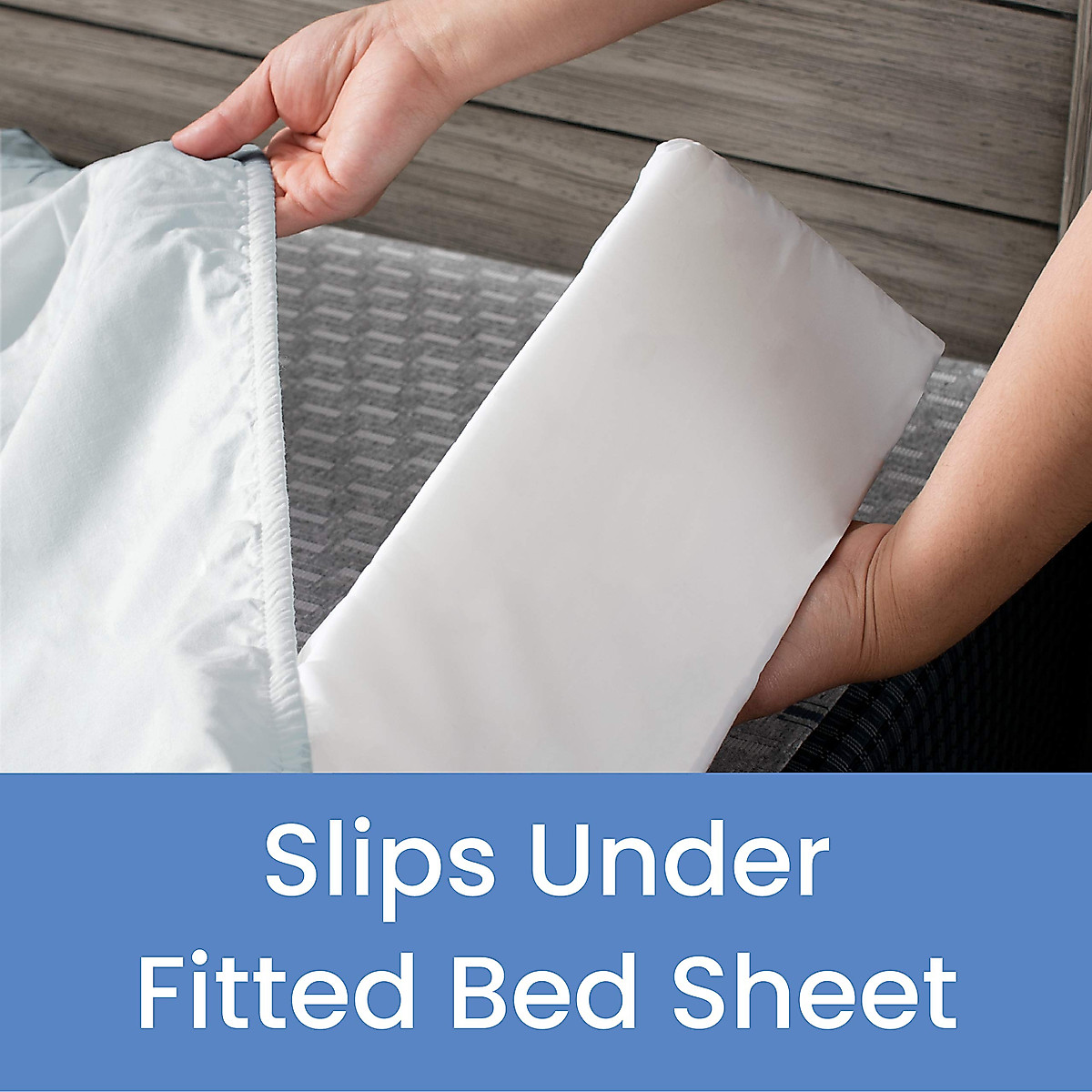 Delta Children Extra Long Foam Bedrail Bumper - Guardrail for Toddlers & Kids with Water-Resistant, Non-Slip & Machine Washable Cover - 1pk, White