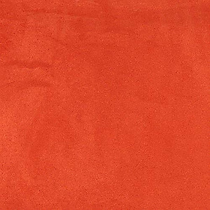 Orange Microsuede Suede Upholstery Fabric by The Yard 58" Sold by The Yard