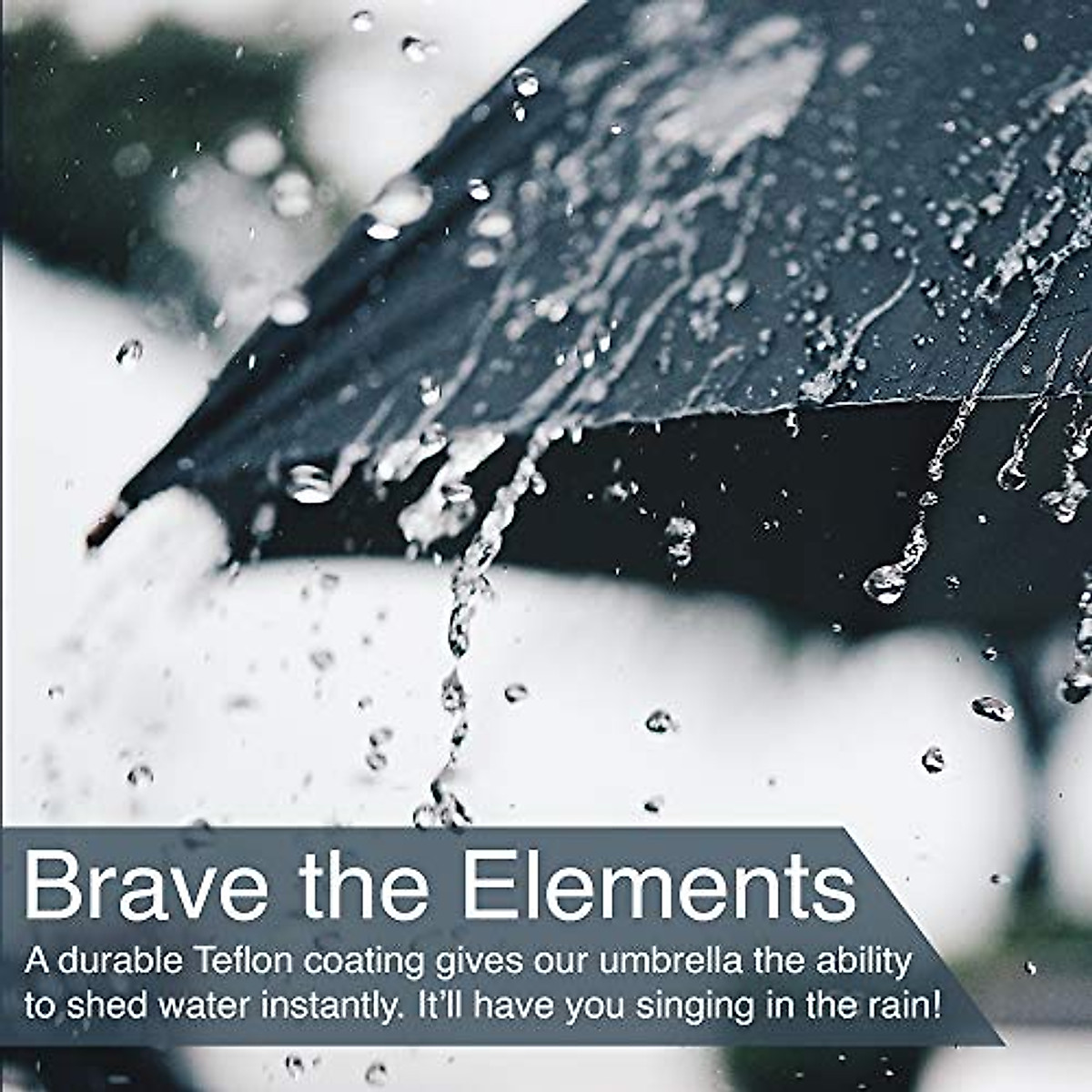 RainPlus Black/Galaxy Windproof Travel Umbrella - Compact, Automatic, Folding and Portable - Umbrellas For Rain for Men and Women - Car, Backpack, Purse, Strong & Wind Resistant