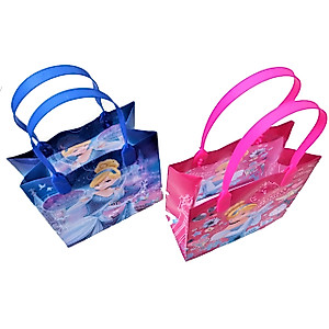Disney Cinderella Authentic Licensed Reusable Party Favor Goodie Small Gift Bags 12